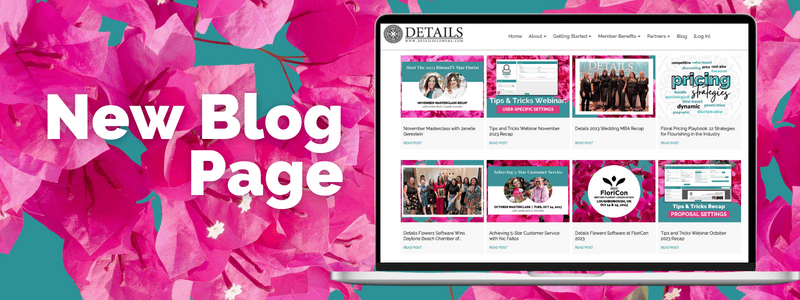 Details Flowers Software 2023 Year In Review